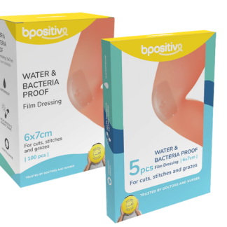 WATER & BACTERIA PROOF FILM Dressing+Pad - BPositive